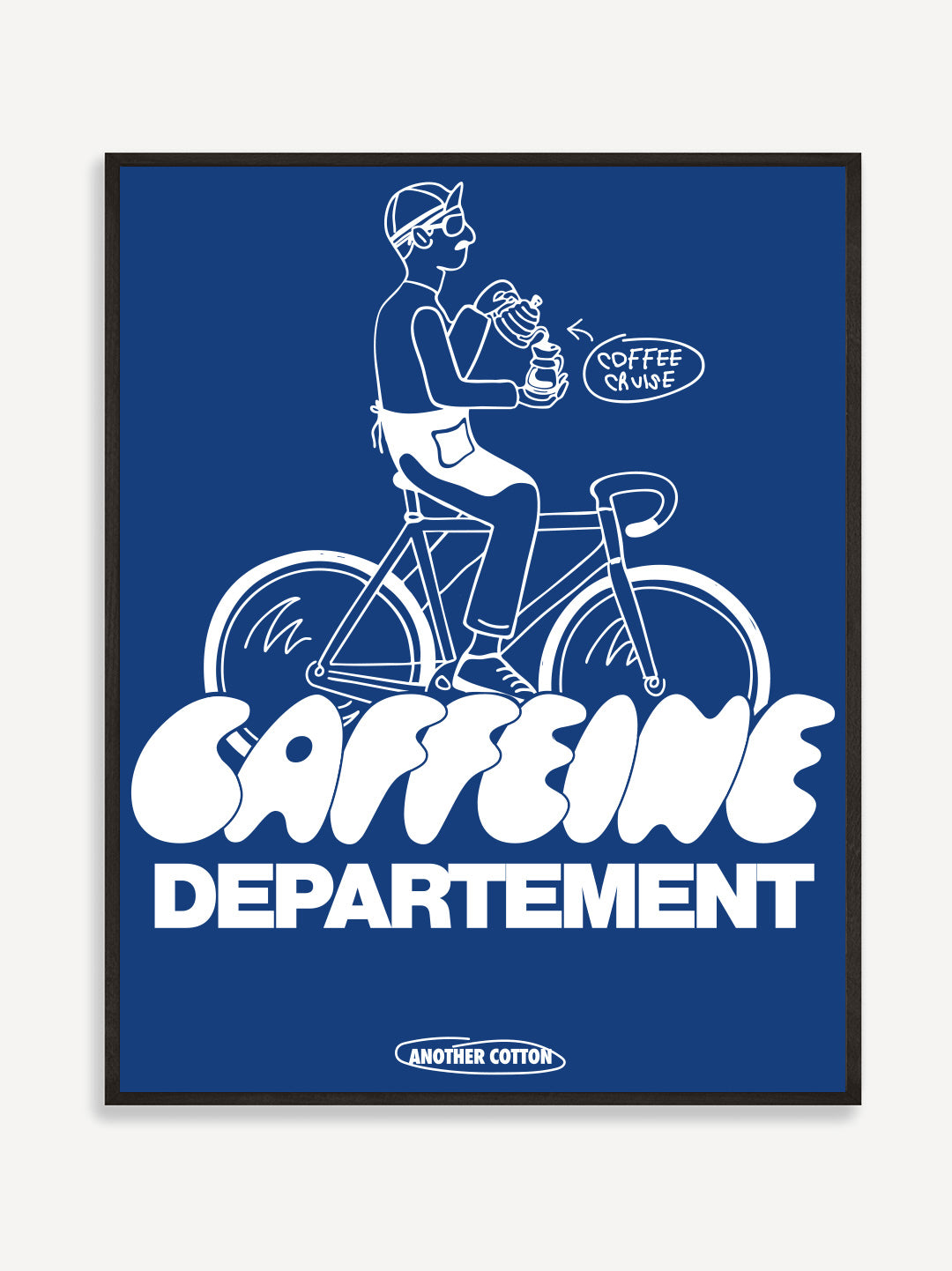 Blue Caffeine Department Poster – AnotherCottonLab